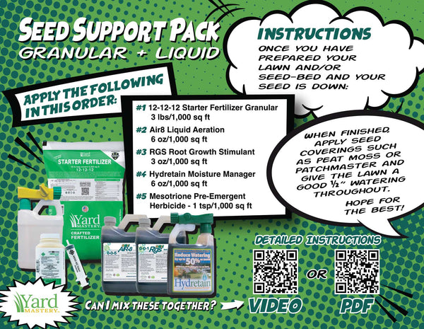 Seeding Support Pack (Granular Fertilizer) – Yard Mastery