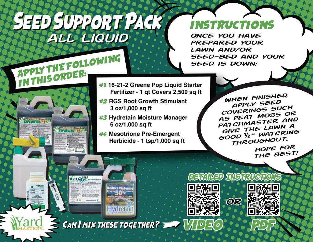 Seed Starter Pack (Liquid Fertilizer) | Yard Mastery